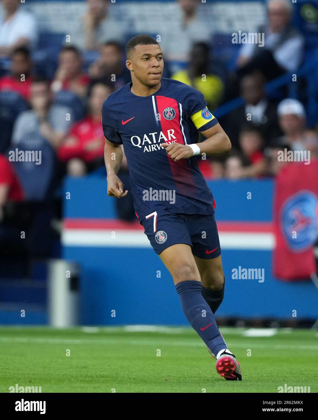 Kylian Mbappe Of PSG During The Ligue 1 Match Between Paris Saint Kylian Mbappe Of PSG During The Ligue 1 Match Between Paris Saint