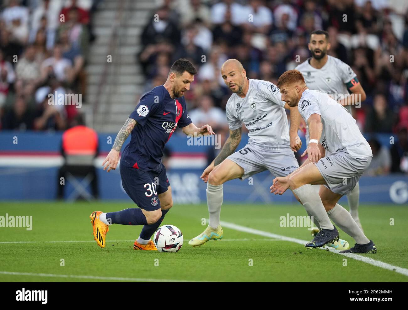 Lionel Messi of PSG during the Ligue 1 match between Paris Saint ...