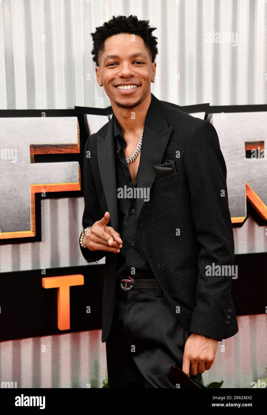 Terrence Green attends the premiere of "Transformers: Rise of the ...