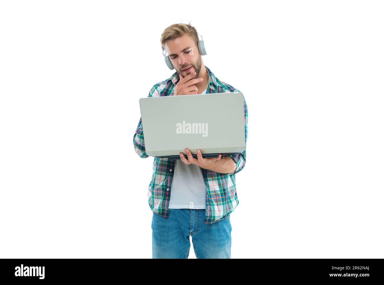 Man check email on Cut Out Stock Images & Pictures - Alamy