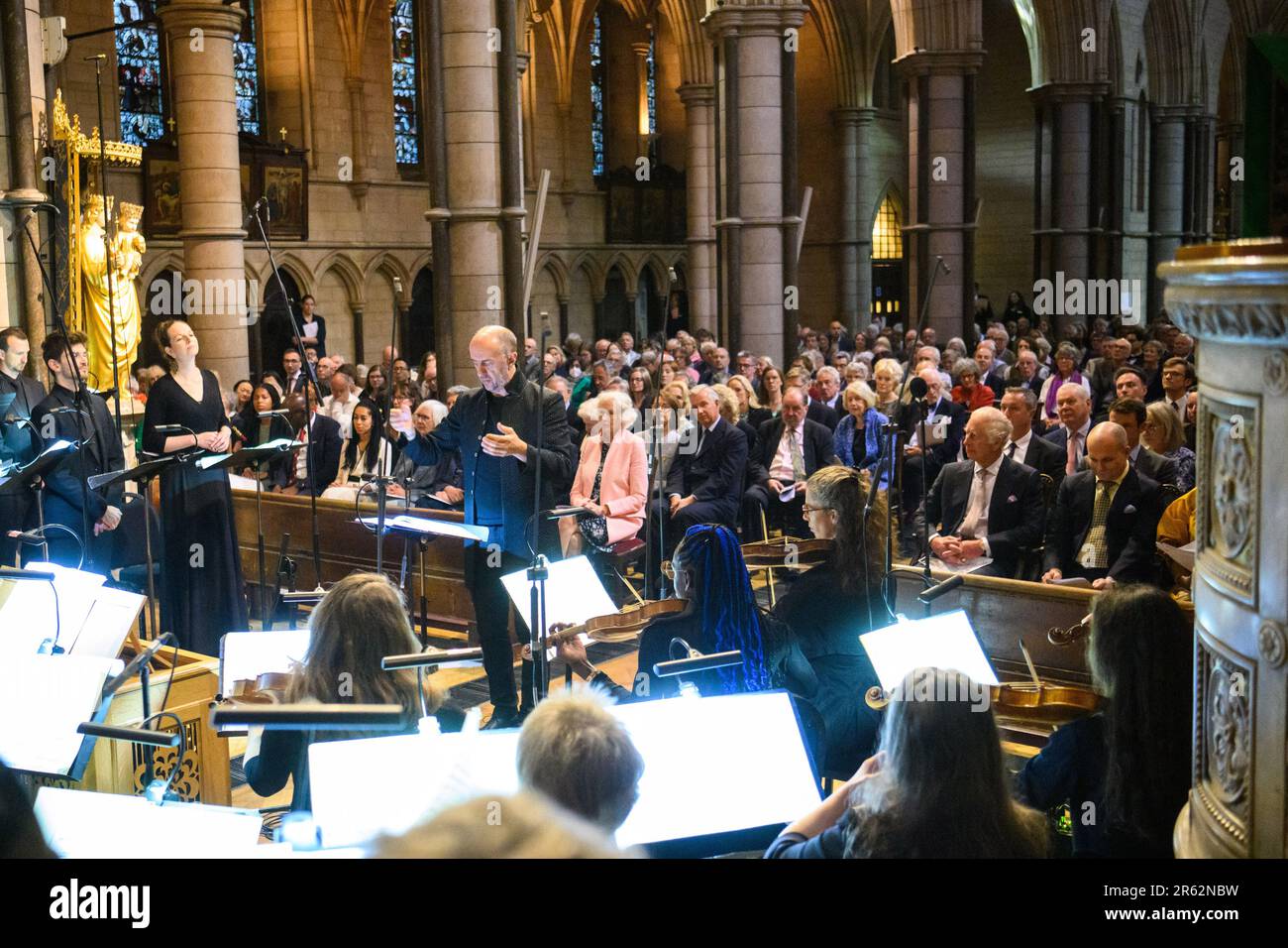 EDITORIAL USE ONLY King Charles III attends the new Wigmore Hall ...