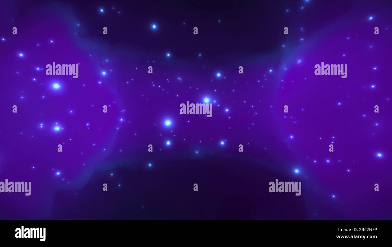 Abstract nebula with stars. Computer generated 3d render Stock Photo ...