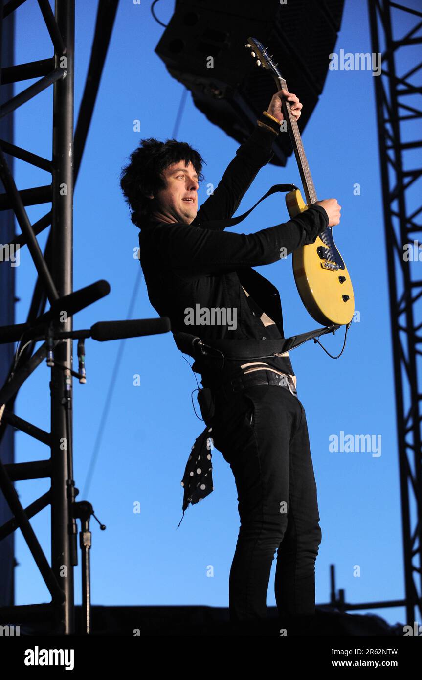 Milan Italy 2013-05-24: Billie Joe Armstrong singer and guitarist of ...