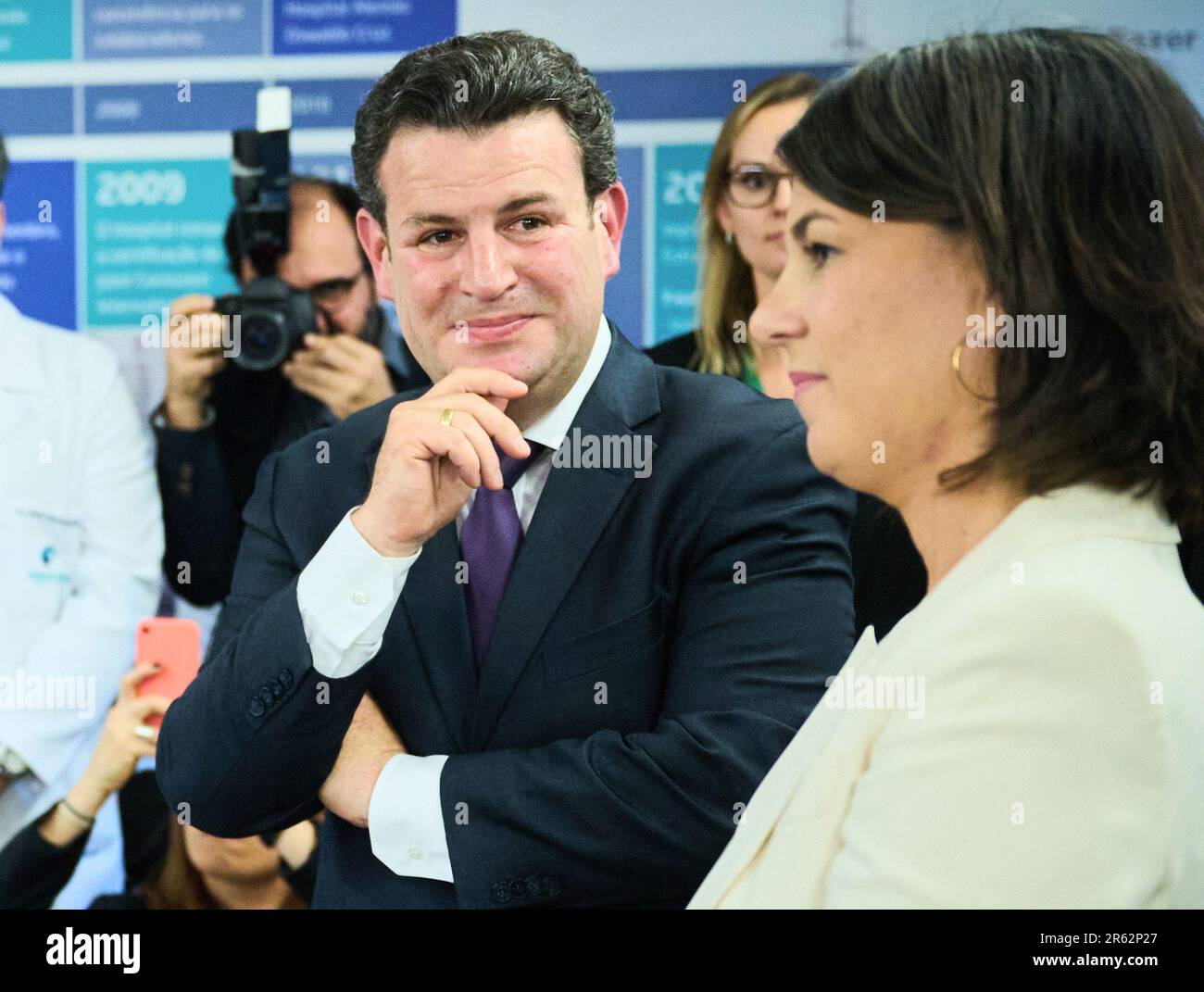 Sao Paulo, Brazil. 06th June, 2023. Hubertus Heil (SPD), Federal ...