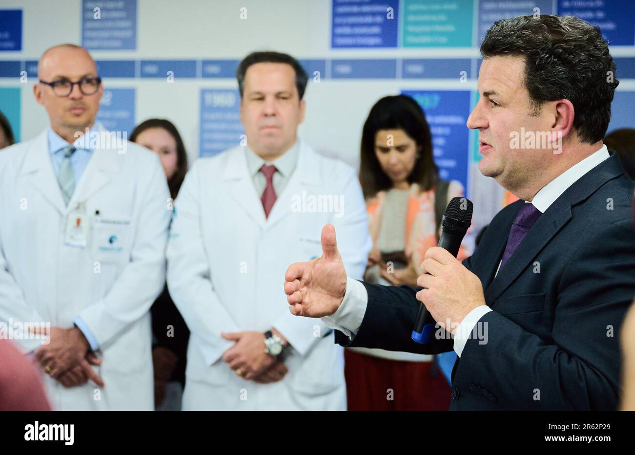 Sao Paulo, Brazil. 06th June, 2023. Hubertus Heil (SPD), Federal ...