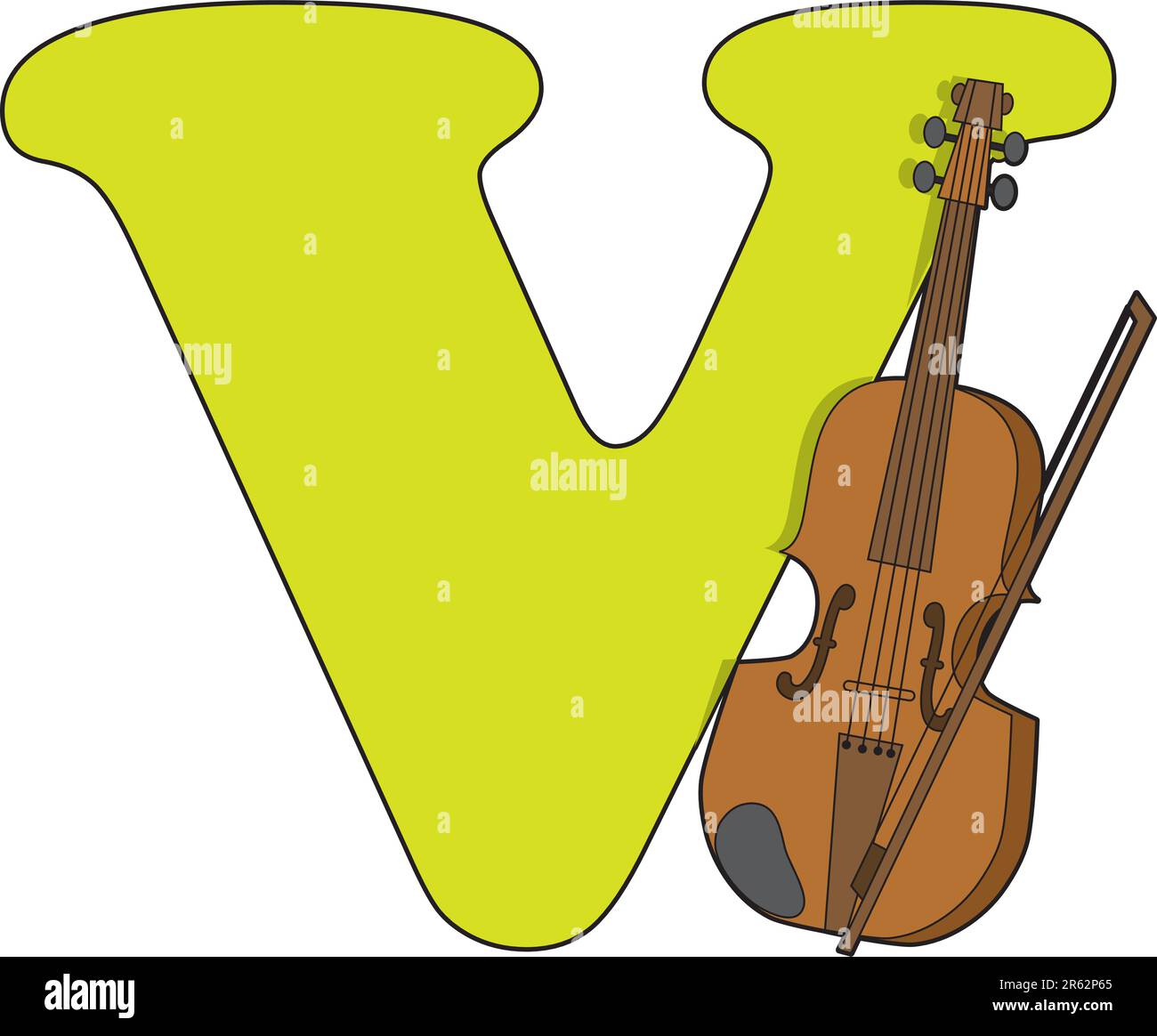 Letter bow Stock Vector Images - Alamy