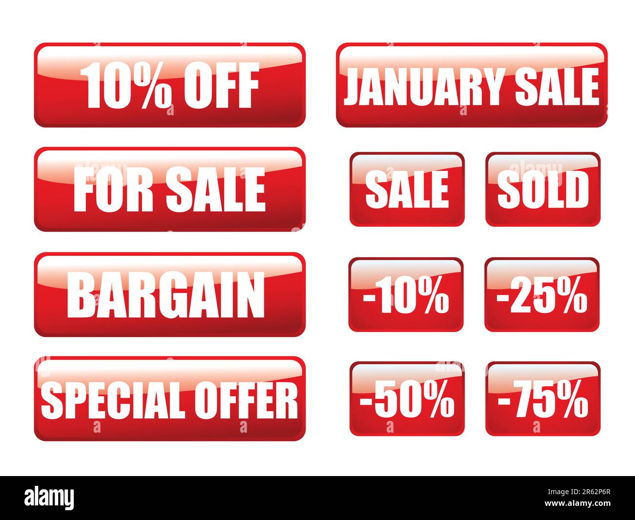 Glossy sale buttons. Please check my portfolio for more sets Stock ...