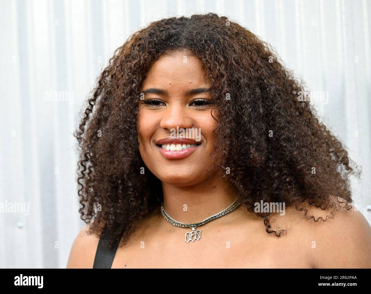 Nyara Sabally attends the premiere of "Transformers: Rise of the Beasts ...