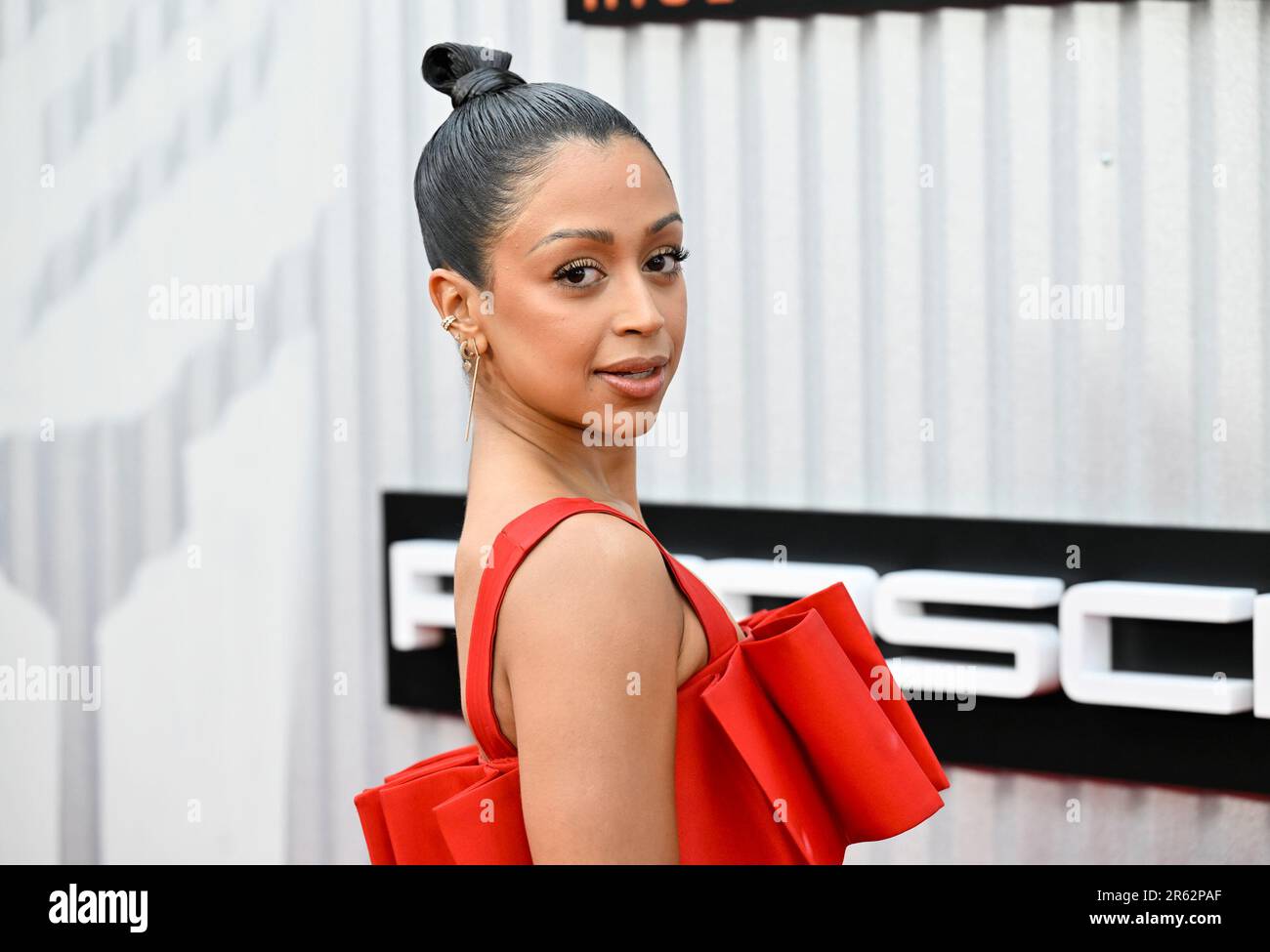 Liza Koshy attends the premiere of "Transformers: Rise of the Beasts ...