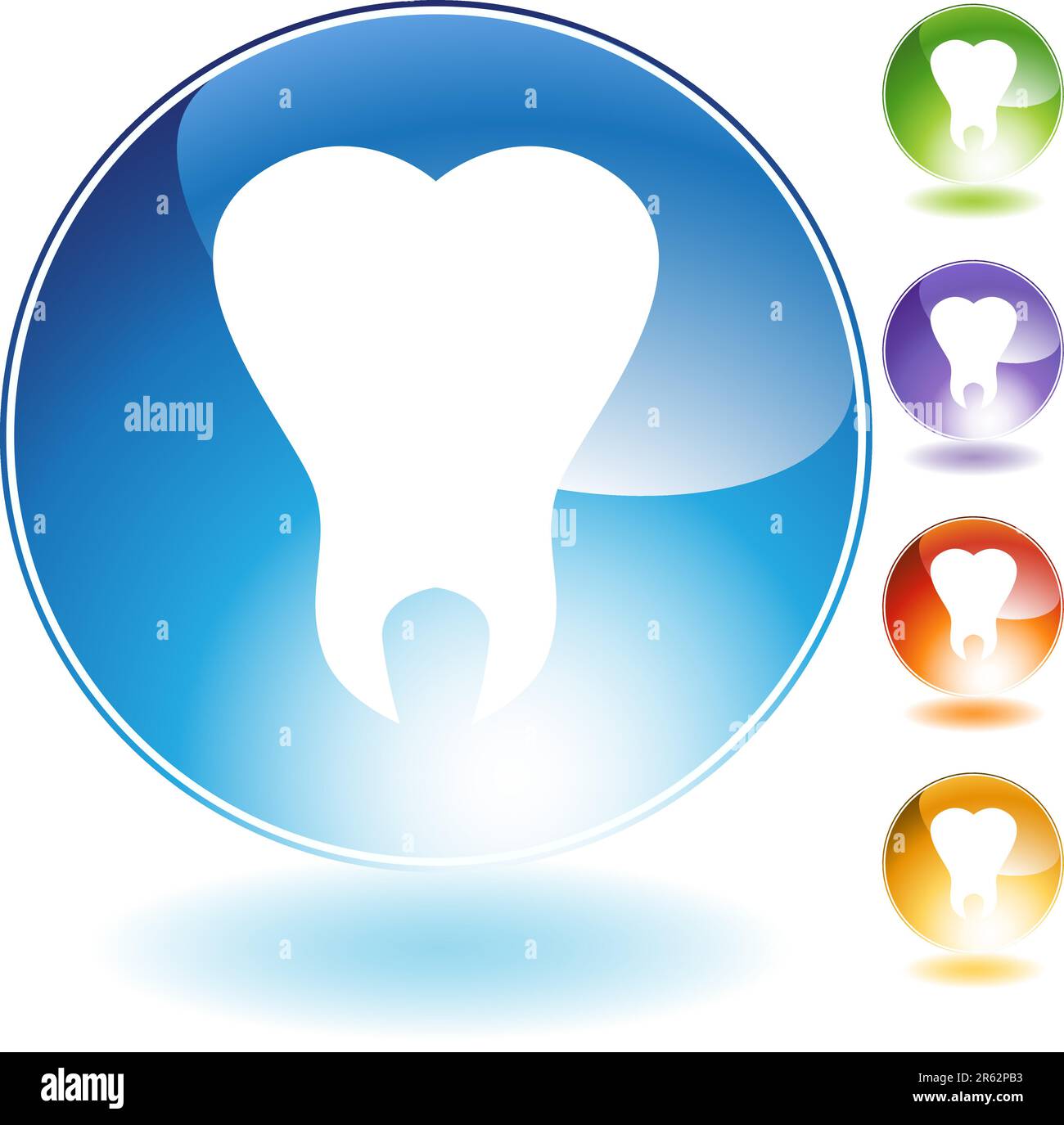 Tooth violet Stock Vector Images - Alamy