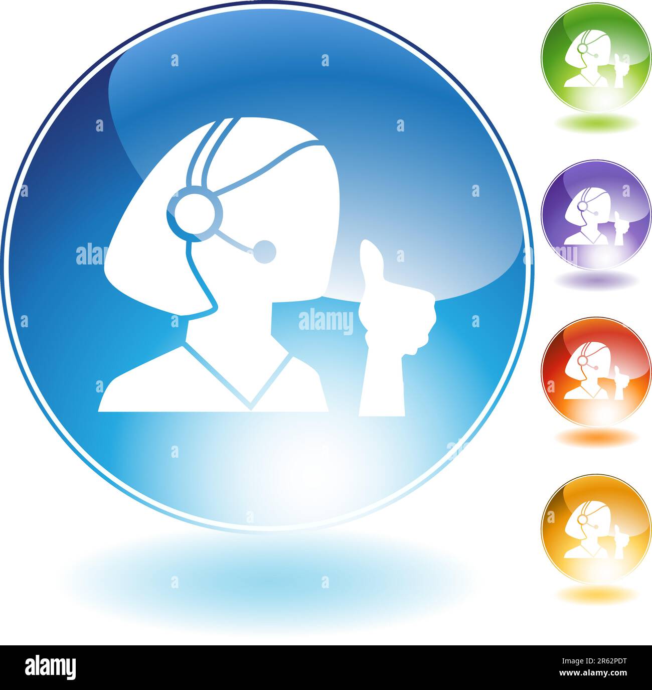 Women customer support Cut Out Stock Images & Pictures - Alamy