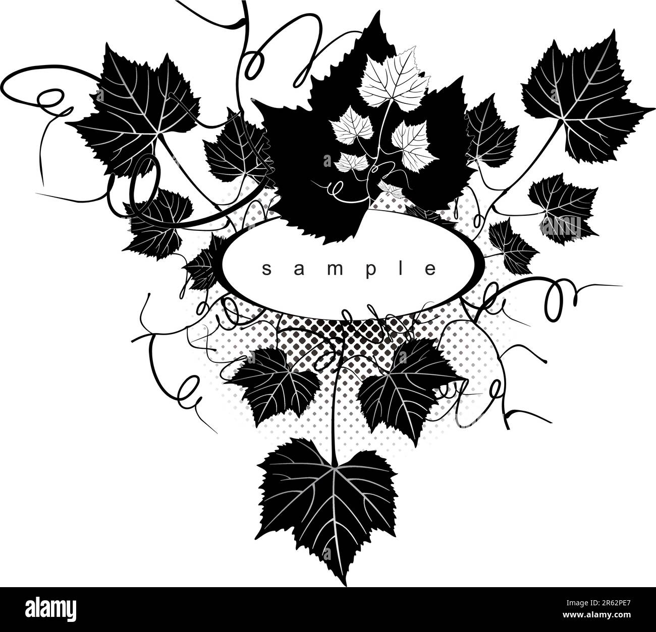 bunch of grapes - vector illustration Stock Vector Image & Art - Alamy