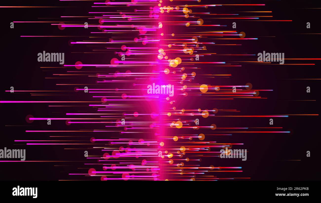 Wall of particles and light. Computer generated 3d render Stock Photo - Alamy