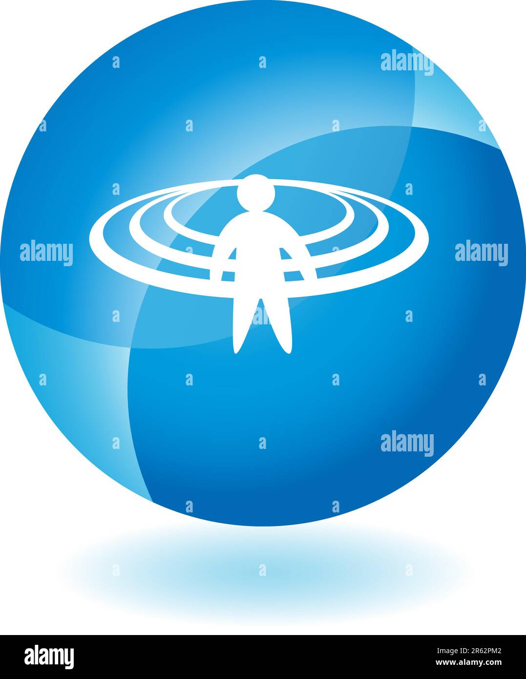 Protected man isolated on a white background Stock Vector Image & Art ...