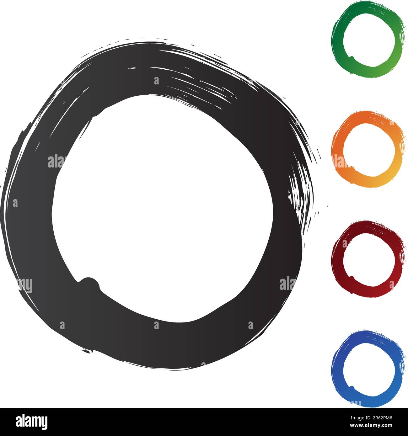 Brushstrokes effect Stock Vector Images - Alamy