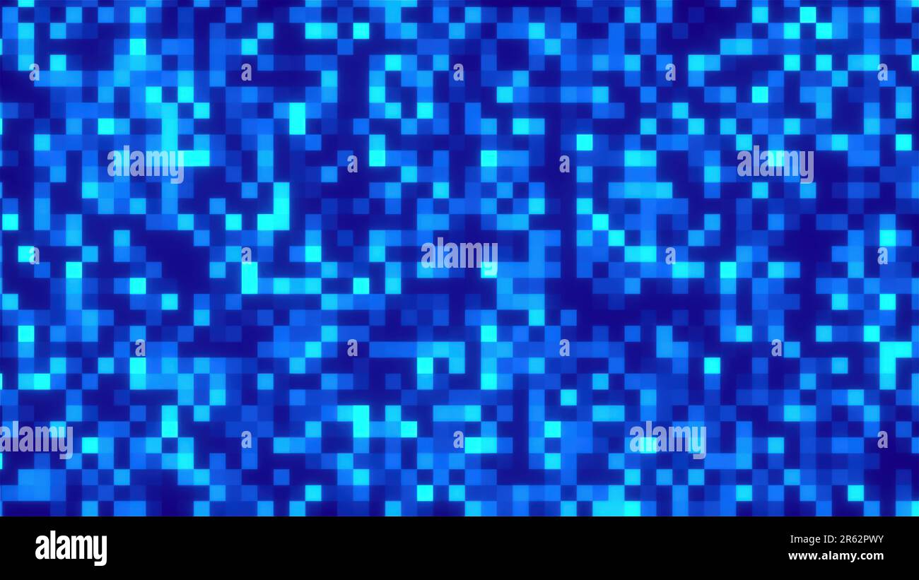 Digital abstract technology squares. Computer generated 3d render Stock ...