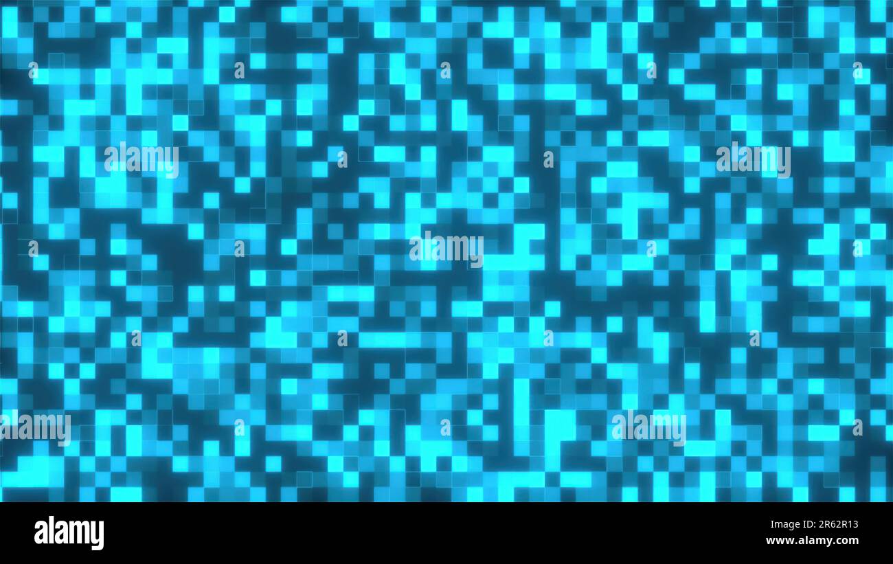 Digital abstract technology squares. Computer generated 3d render Stock ...