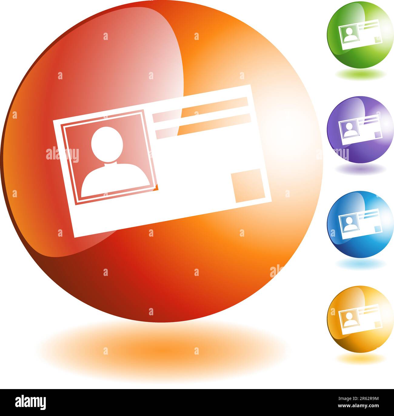 Identification card Stock Vector Images - Alamy