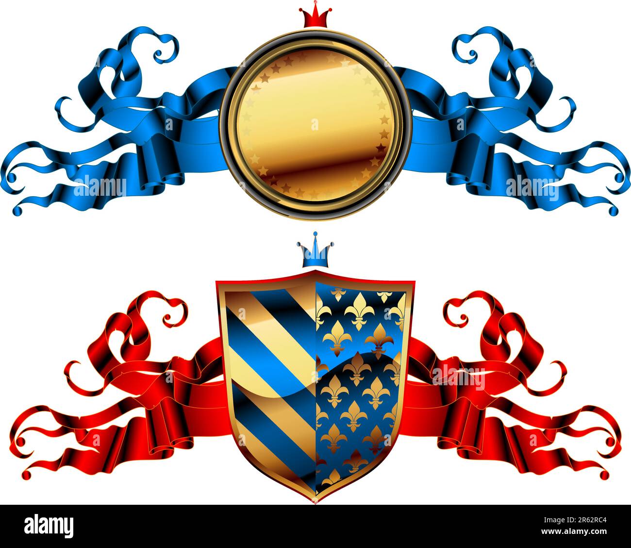 Red white bookplate design hi-res stock photography and images - Alamy