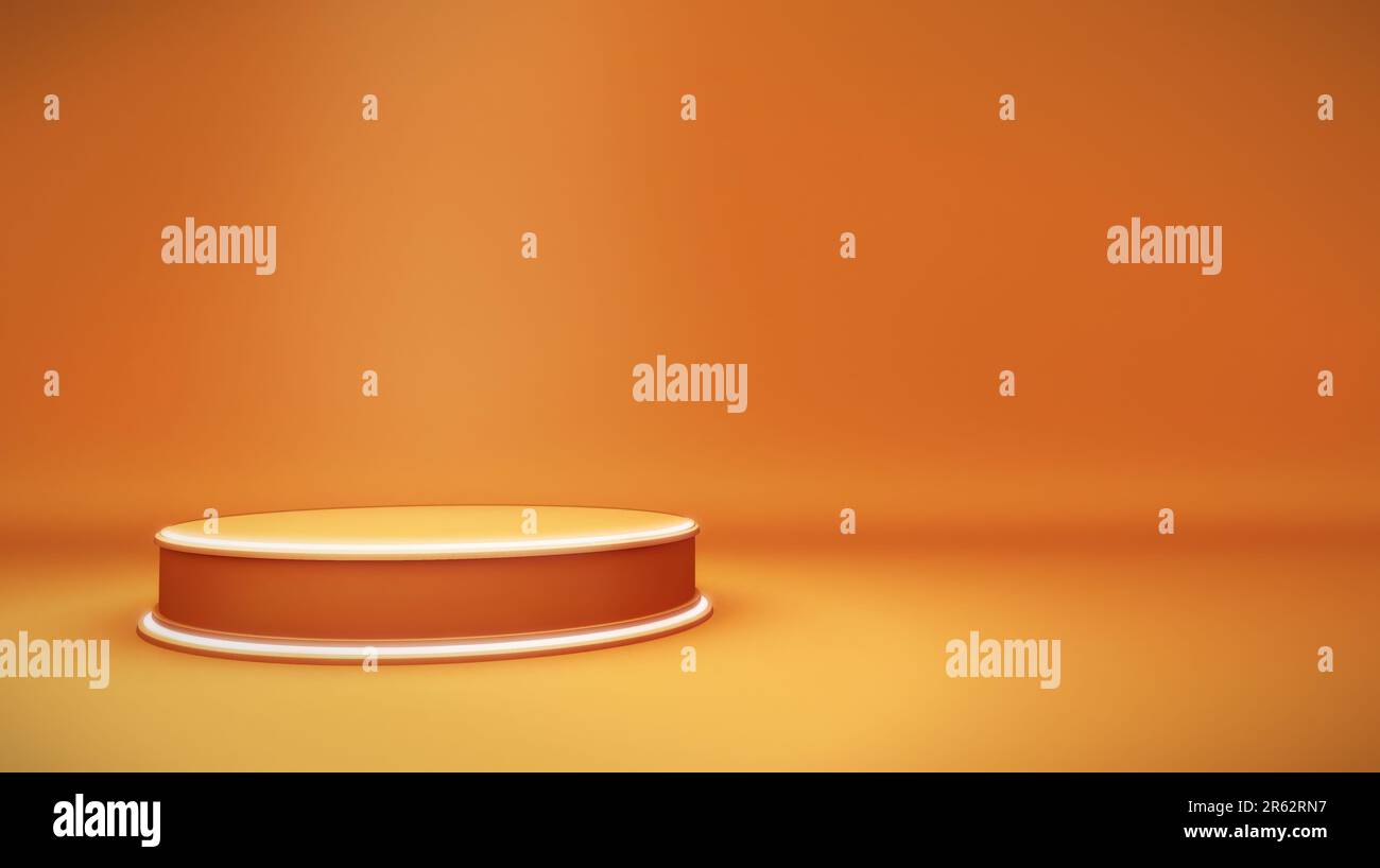 Minimal podium 3D graphics, background. Vibrant and colorful template ...