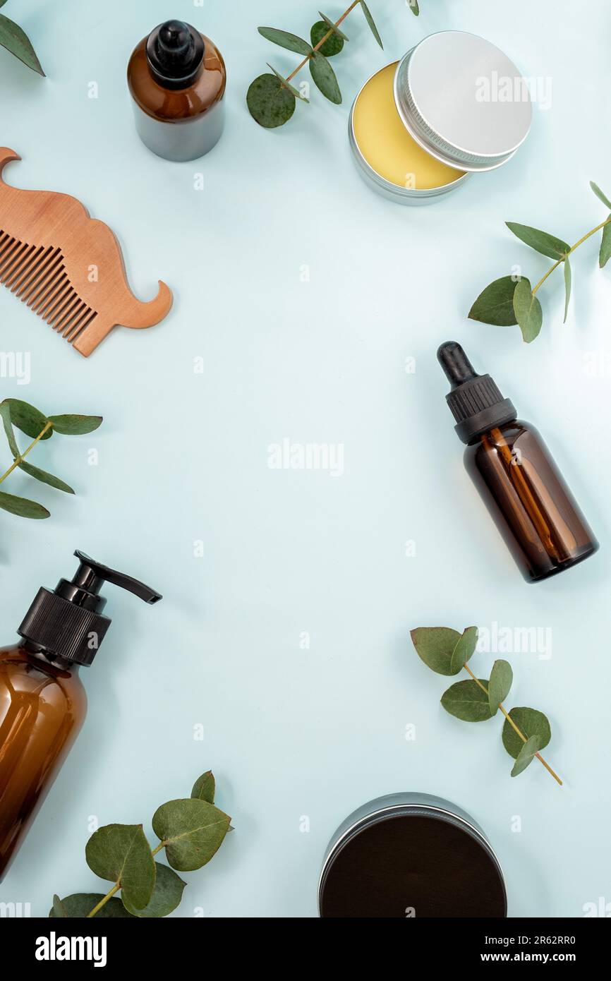 Set different mens cosmetic hi-res stock photography and images - Alamy