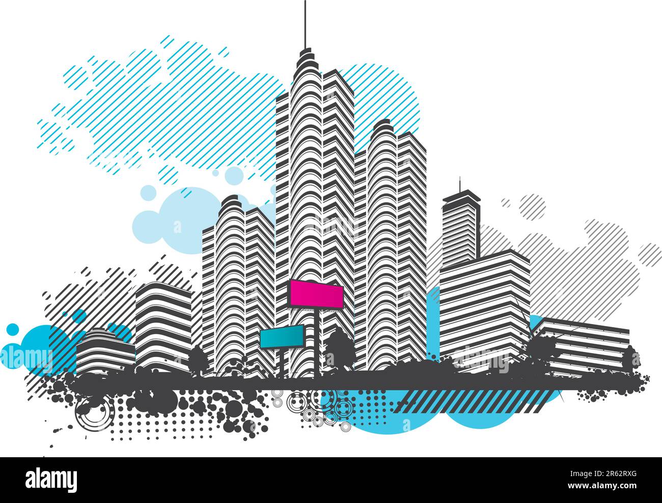 Abstract city buildings design background Stock Vector Image & Art - Alamy