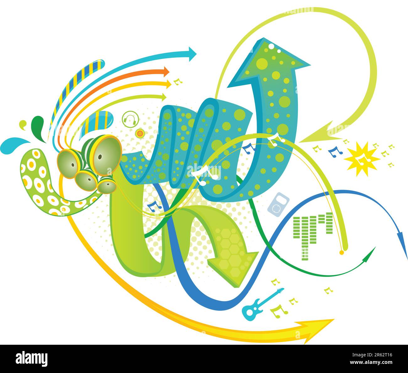 Arrows pattern design background Cut Out Stock Images & Pictures - Alamy