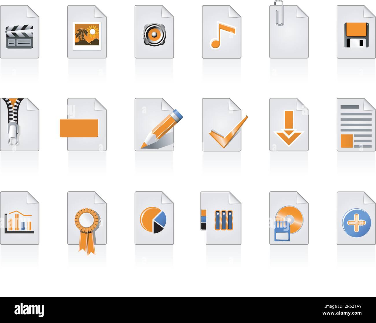 24 file icons of different file format Stock Vector Image & Art - Alamy