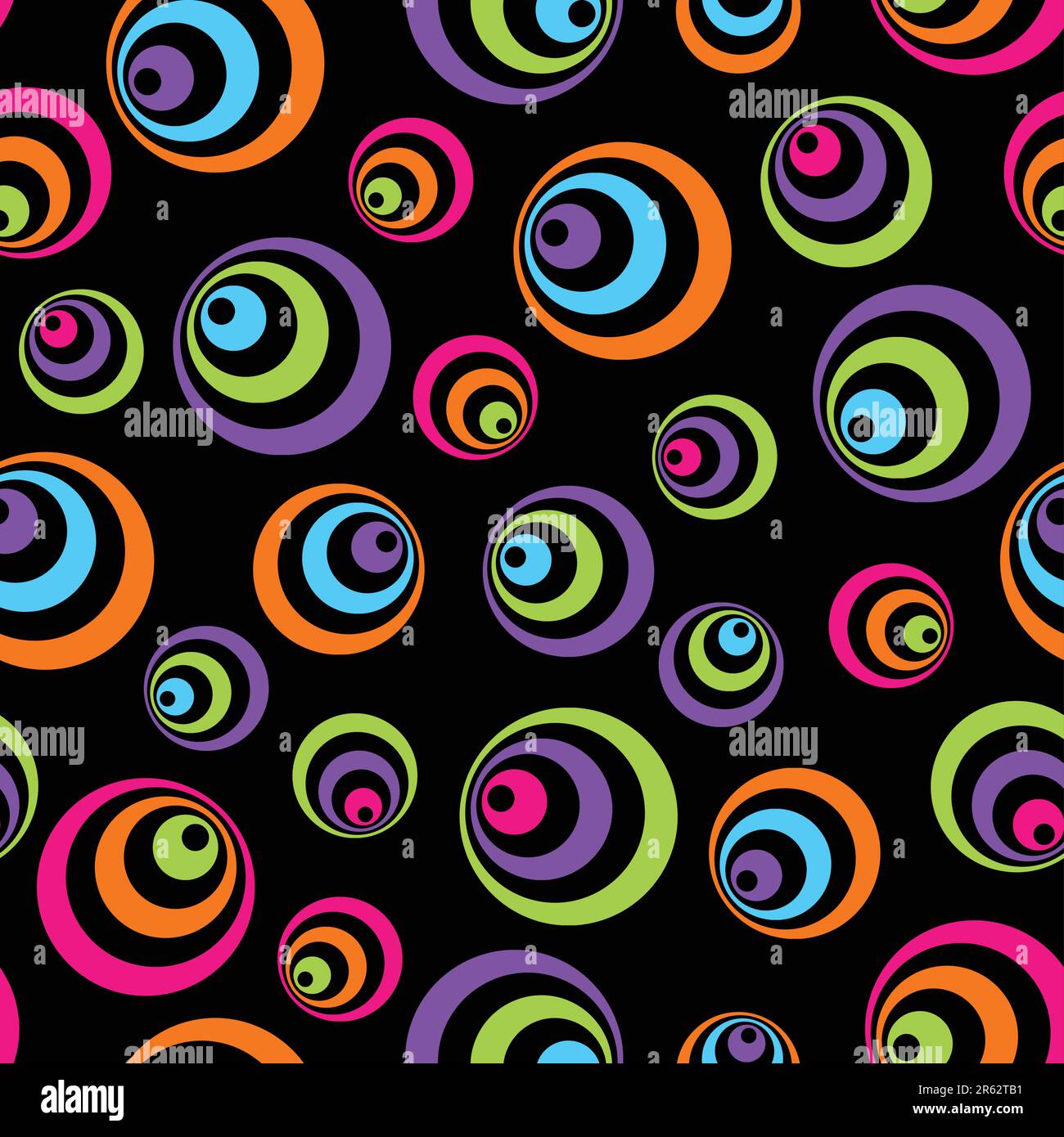 Retro circle pattern hi-res stock photography and images - Alamy