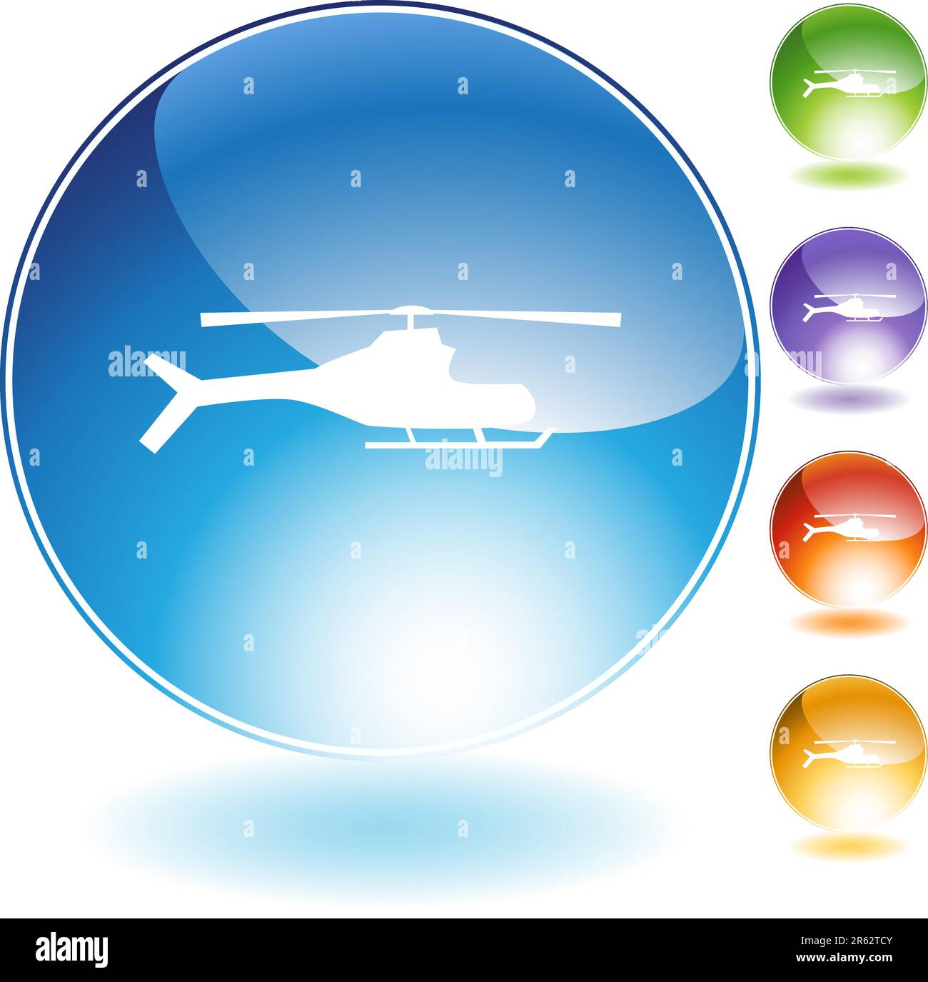 Helicopter reflection Stock Vector Images - Alamy