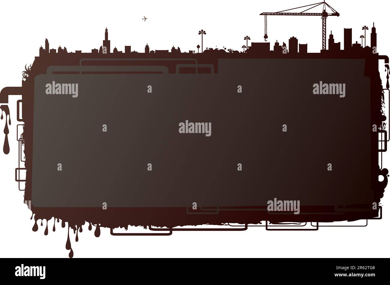 City built theme,creative signboard background Stock Vector Image & Art ...