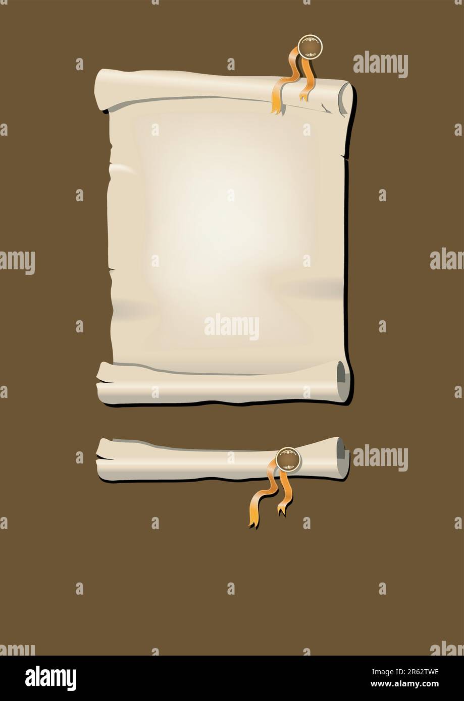 Furl of old paper Stock Vector Image & Art - Alamy