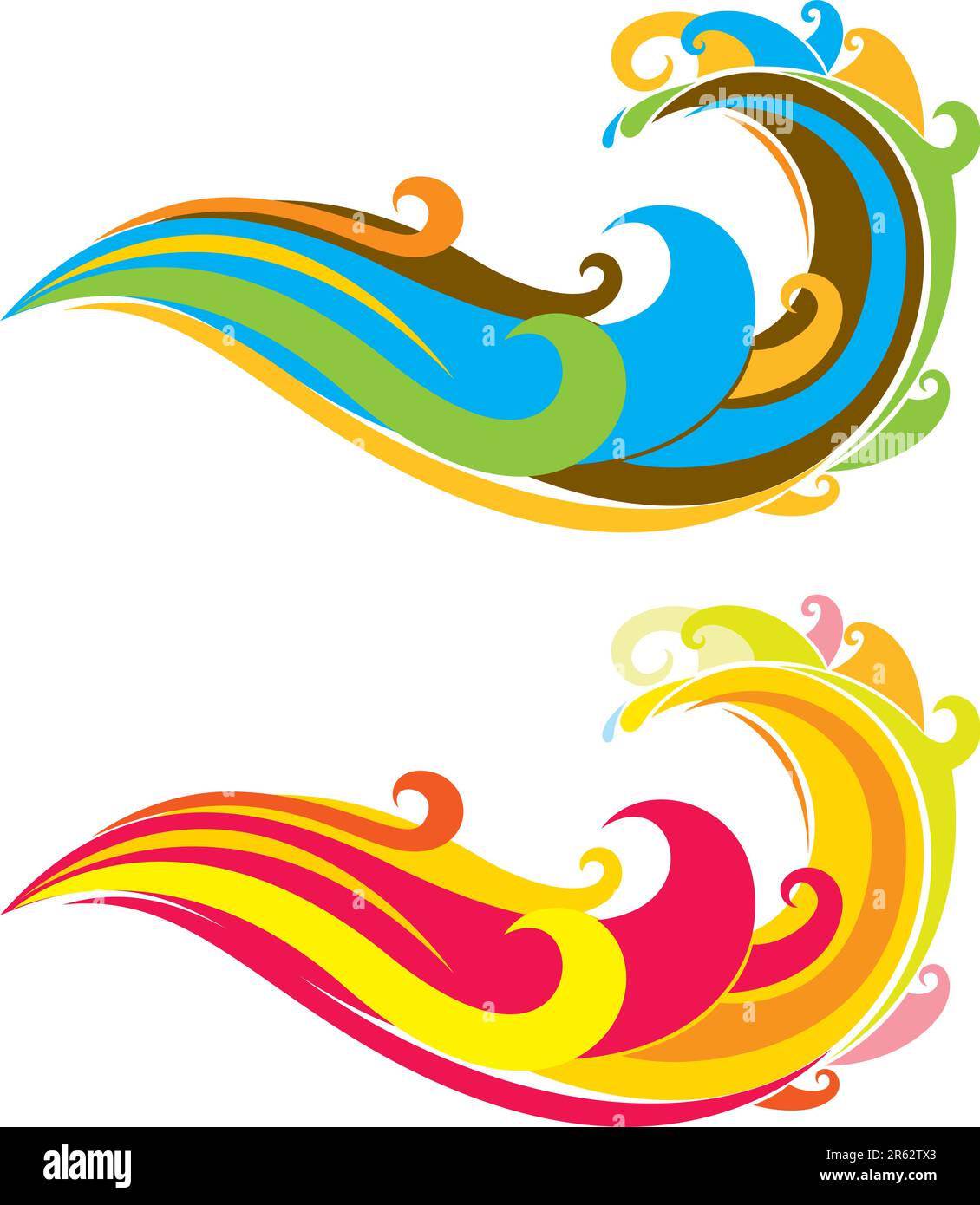 Wave design pattern hi-res stock photography and images - Alamy