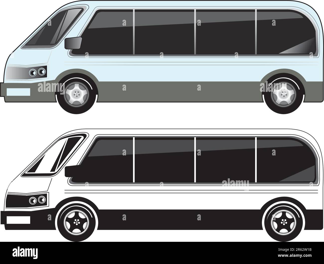 Mini size bus pattern design Stock Vector Image & Art - Alamy