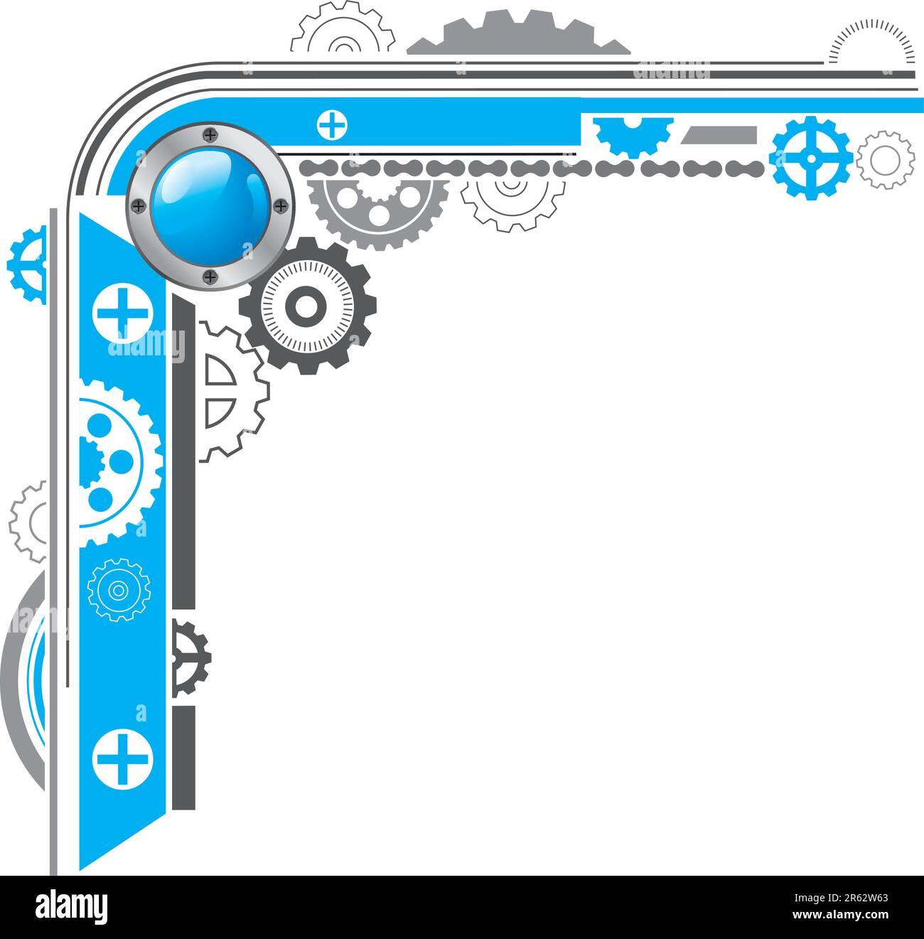 Gear pattern Cut Out Stock Images & Pictures - Alamy