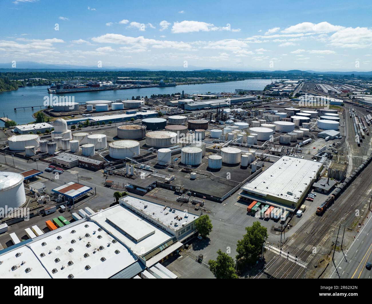 A citizens action group - TankTheTanks.org - has erected informational ...