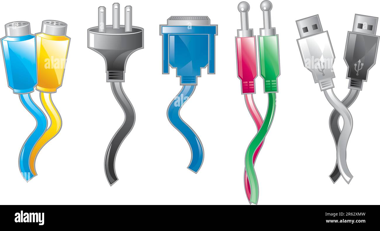 Four different plug pattern design Stock Vector Image & Art - Alamy