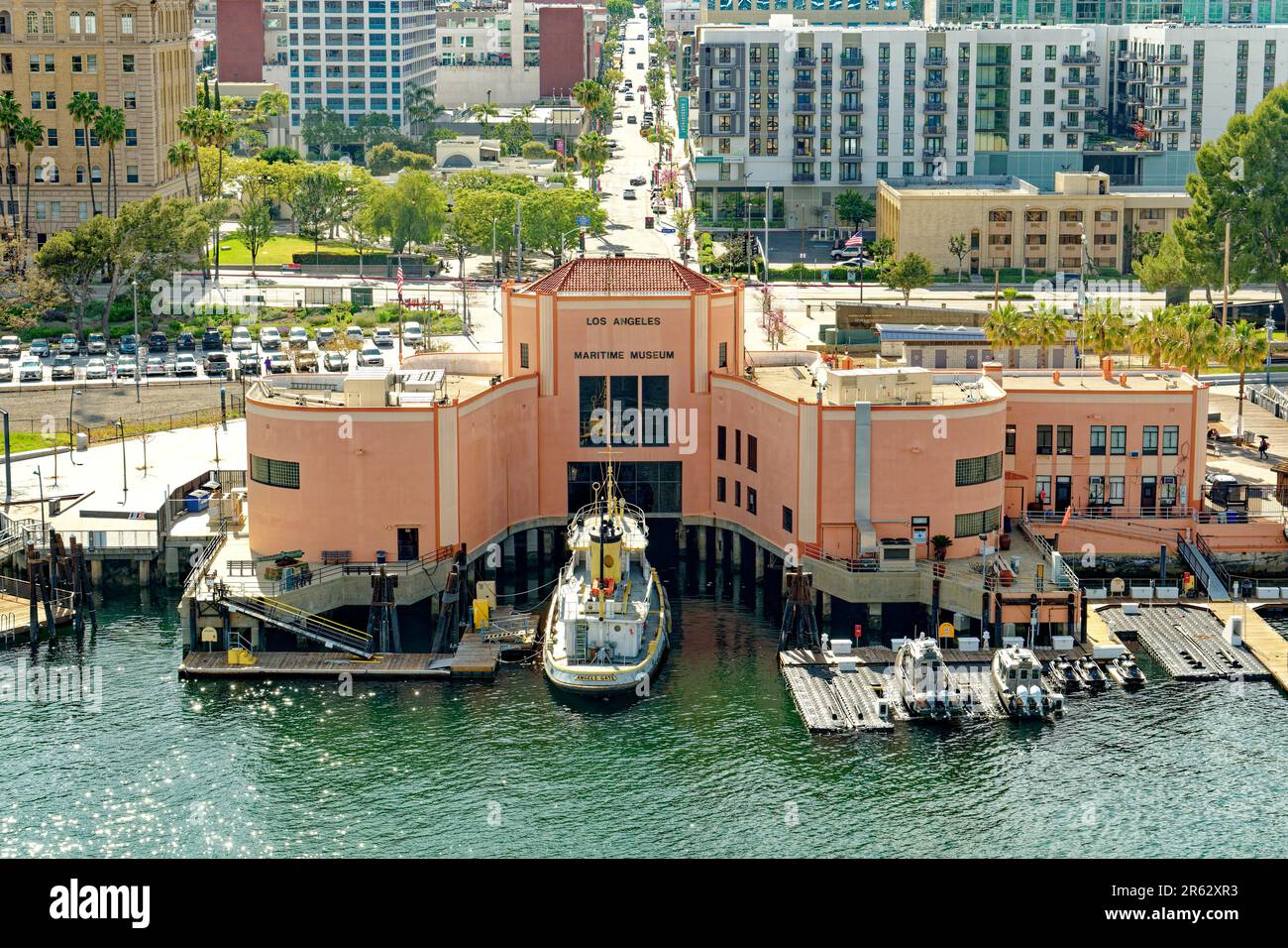 LOS ANGELES, CALIFORNIA - April 22, 2023: The Port of Los Angeles ...