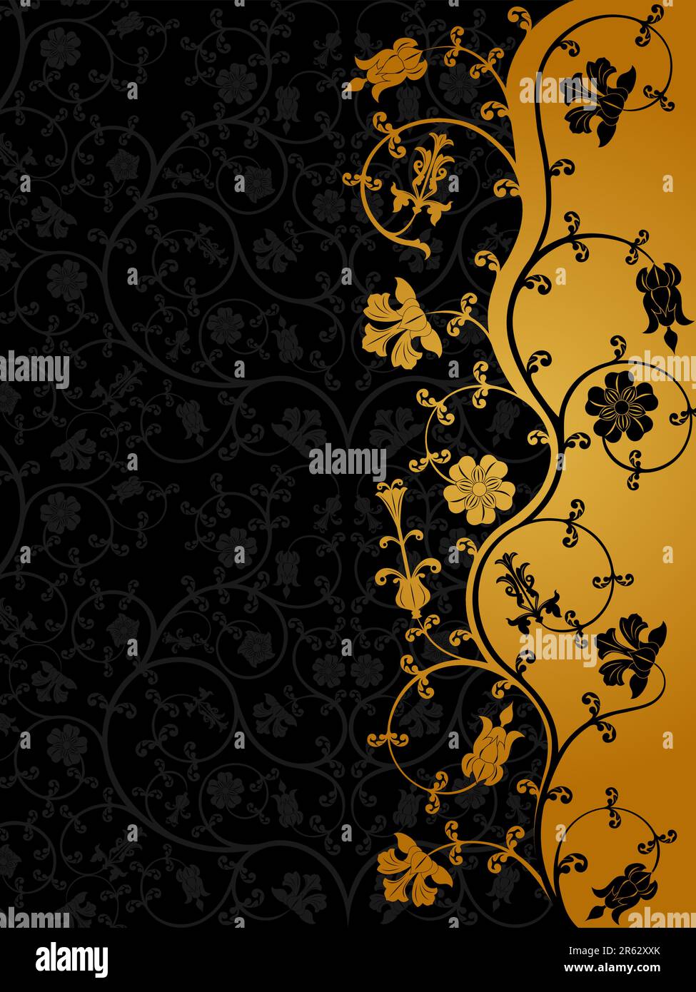 Abstract floral background. Vector illustration Stock Vector Image ...