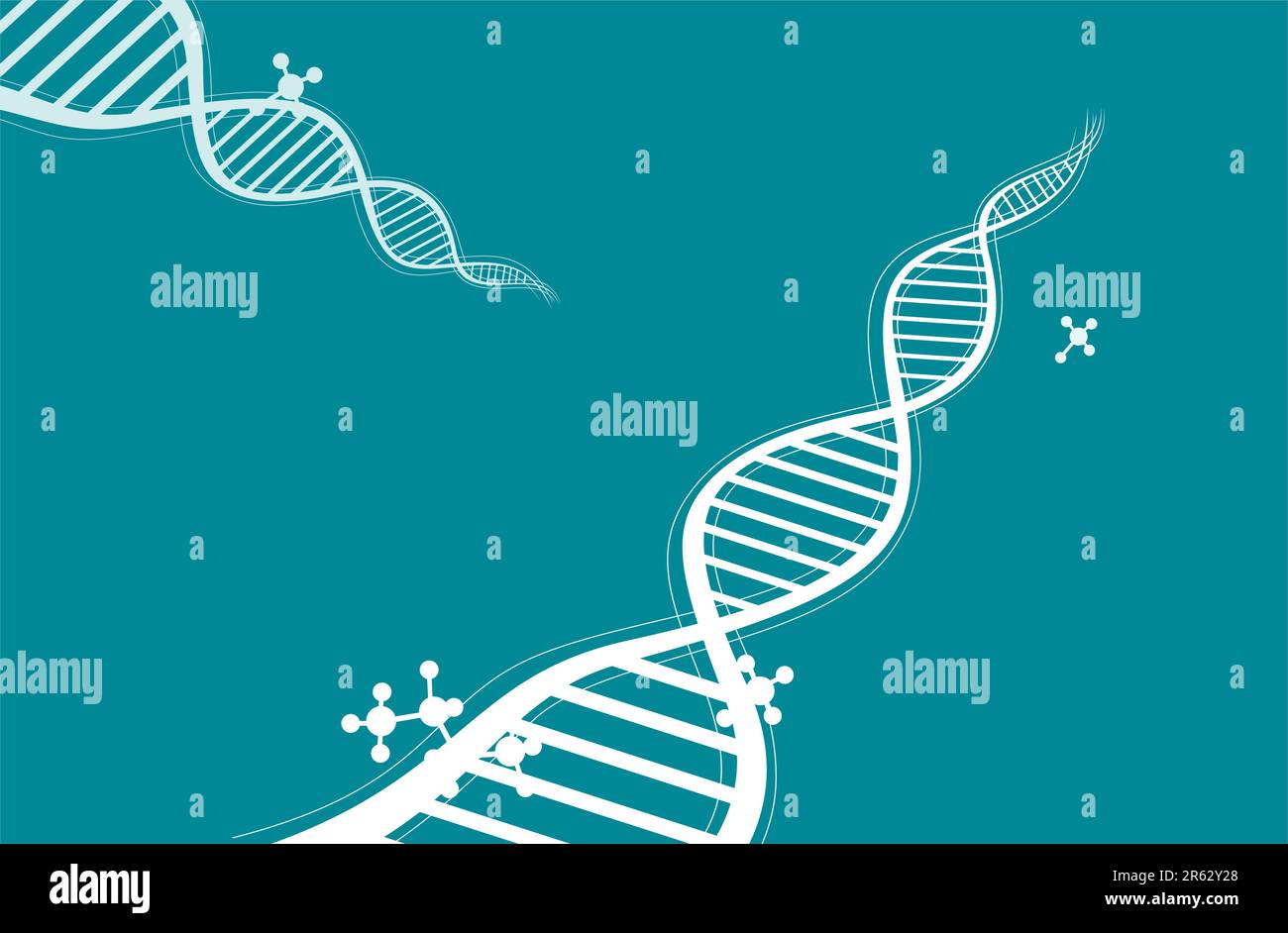DNA chain elements pattern design background Stock Vector Image & Art ...