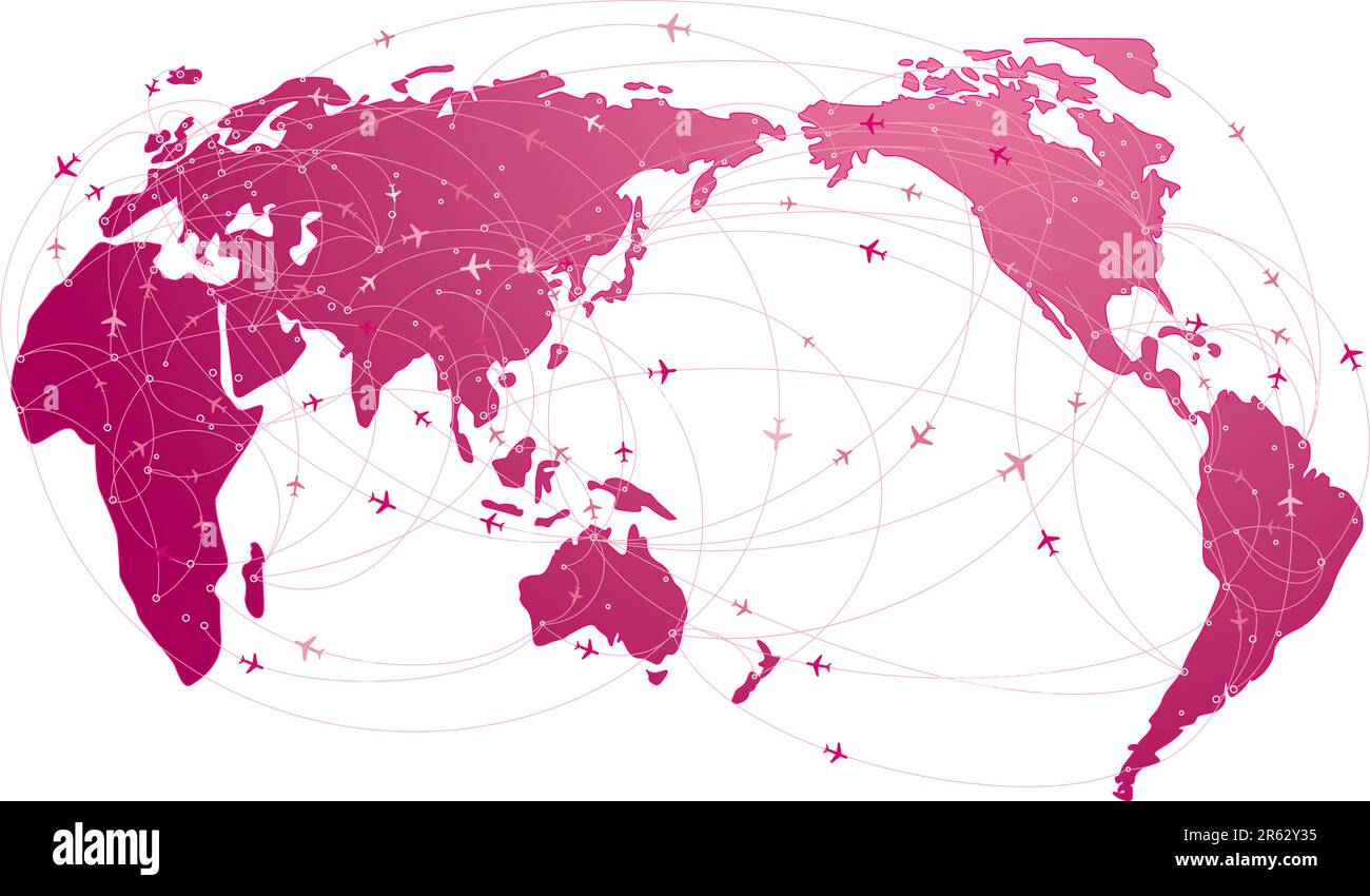 Global travel pattern design background Stock Vector Image & Art - Alamy