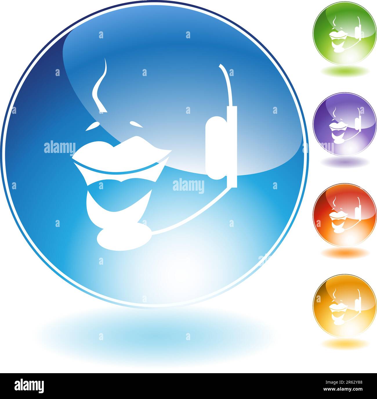 Customer service isolated on a white background Stock Vector Image ...