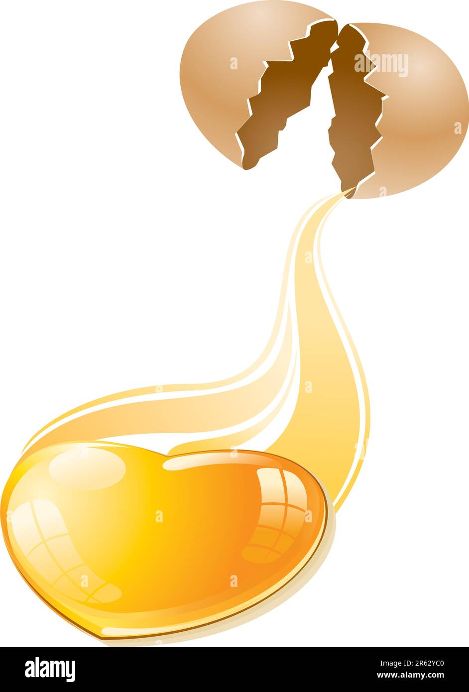 Heart egg Stock Vector Images - Alamy