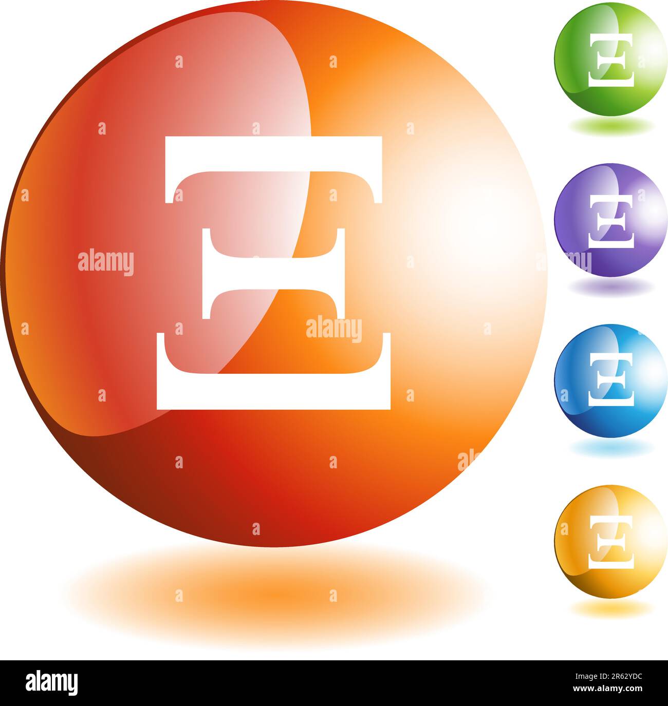 Greek fraternity symbol isolated on a white background Stock Vector ...