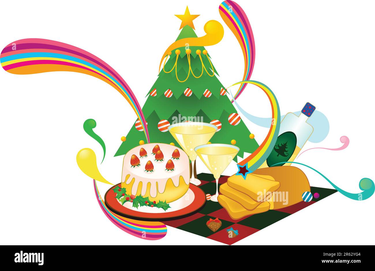 Bbq dinner table Stock Vector Images - Alamy