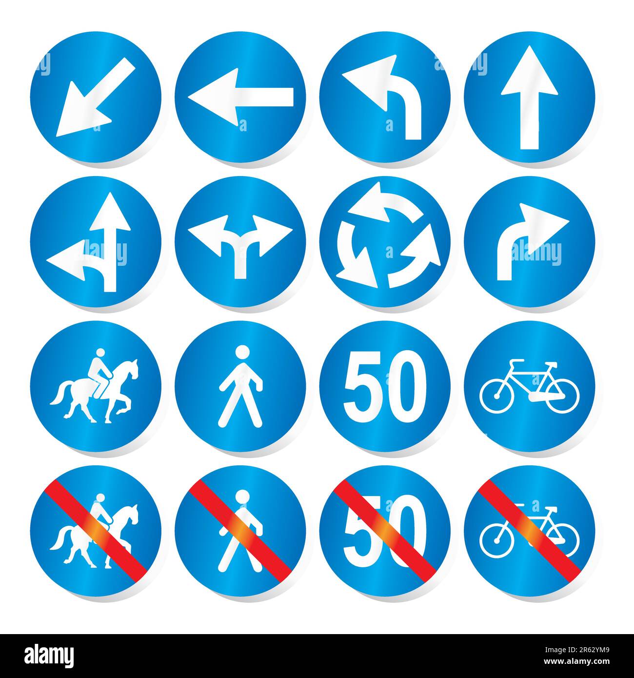 Traffic, road signs - vector format Stock Vector Image & Art - Alamy