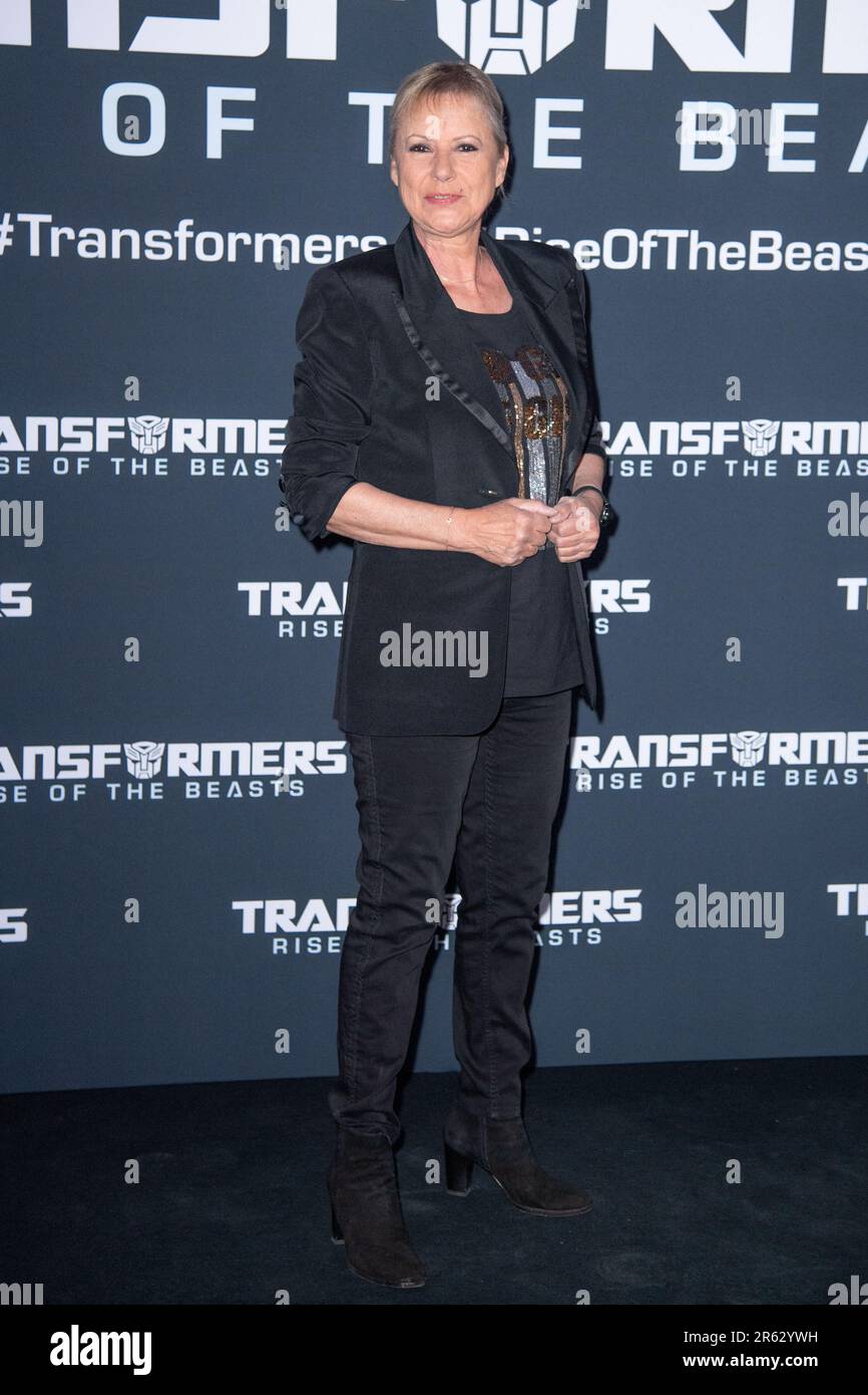 Paris, France. 06th June, 2023. Dorothee attending the Transformers ...