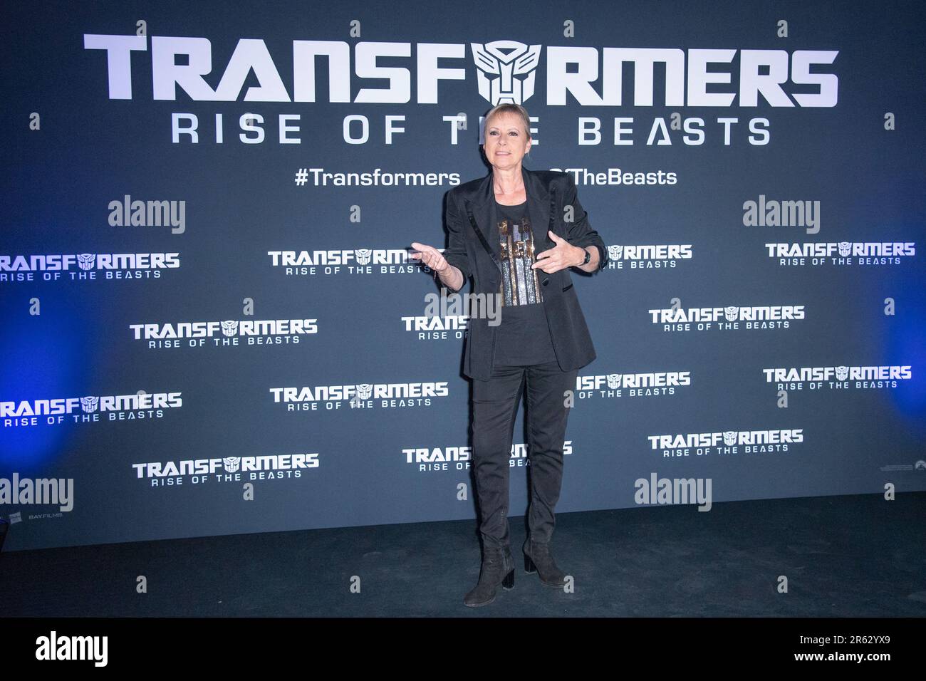 Paris, France. 06th June, 2023. Dorothee attending the Transformers ...