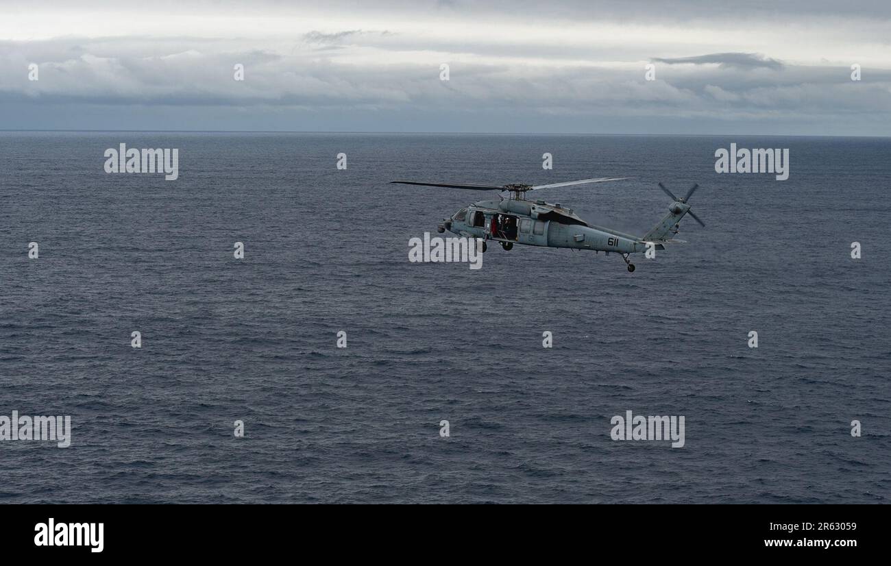 230601-N-OE145-1160 NORTH PACIFIC OCEAN (June 1, 2023) An MH-60S Sea ...