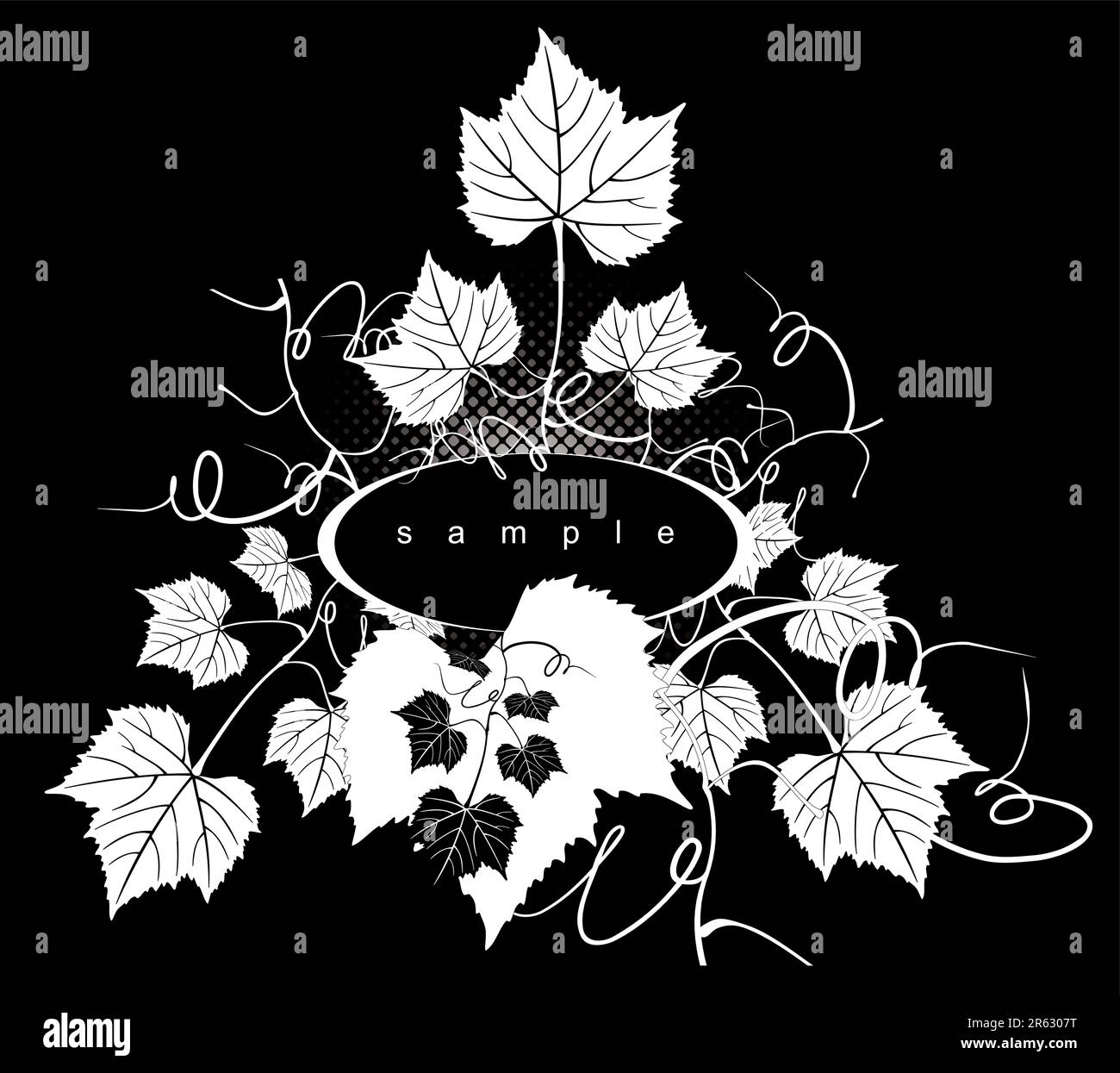 bunch of grapes - vector illustration Stock Vector Image & Art - Alamy